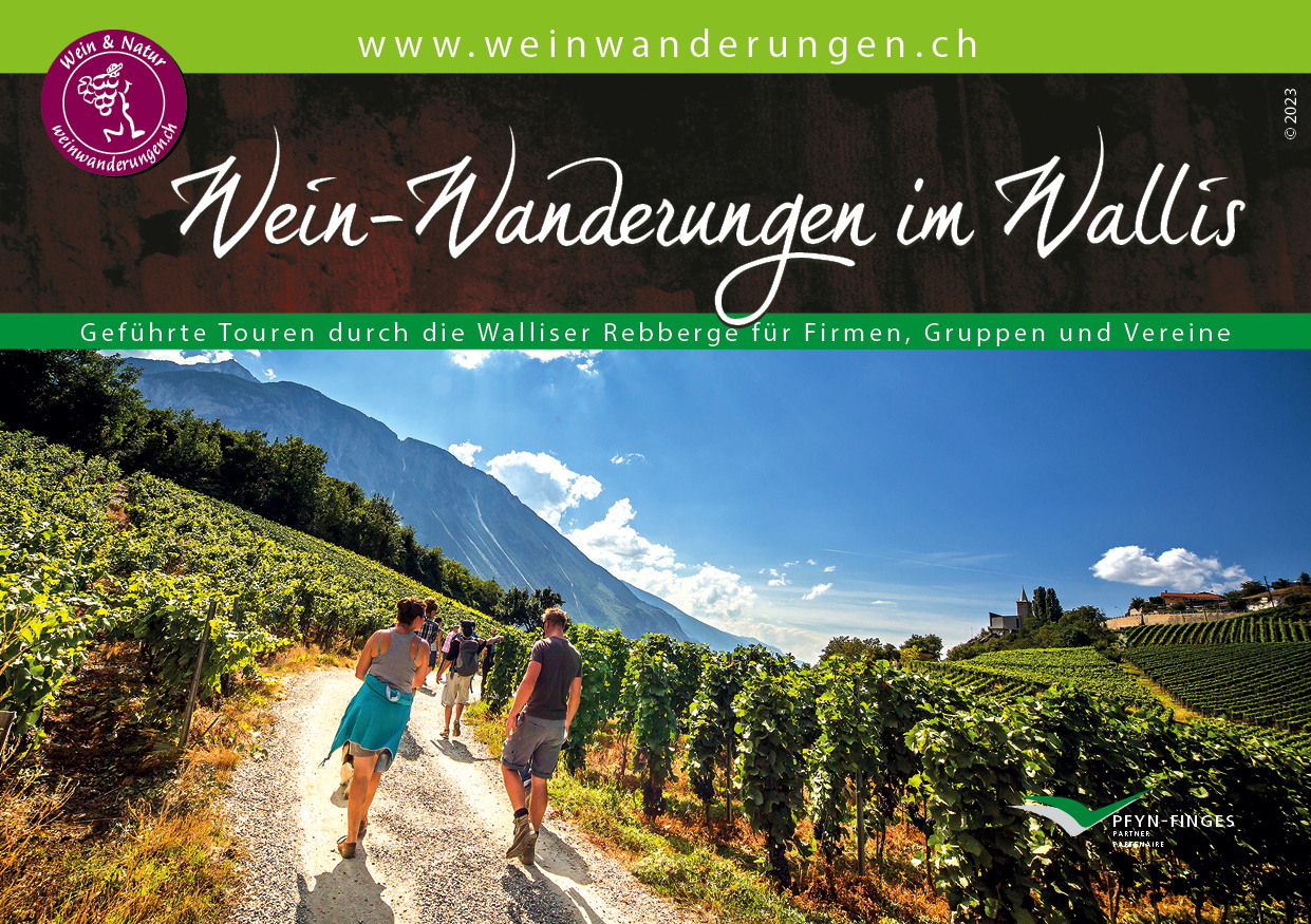 Der Prospekt 2023 ist da | Wein & Natur - Weinwanderungen